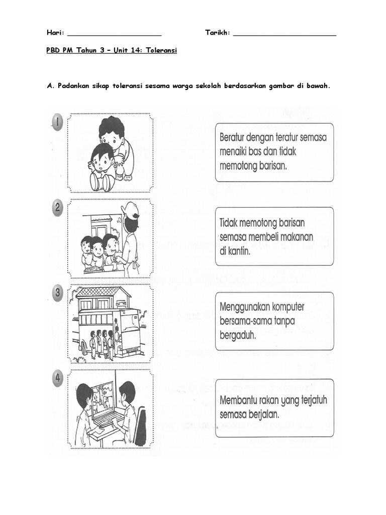 Lembaran Kerja Pendidikan Moral (07.12.2021) | PDF