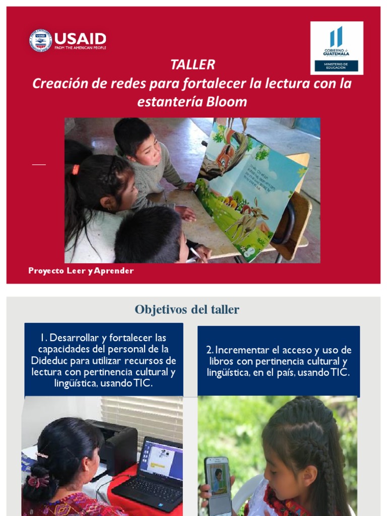 Taller Dideduc Uso de Bloom Reader | PDF | Informática
