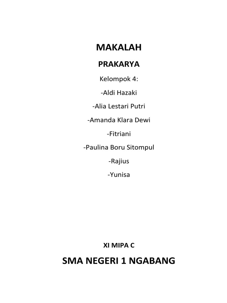 Makalah Yunisa | PDF