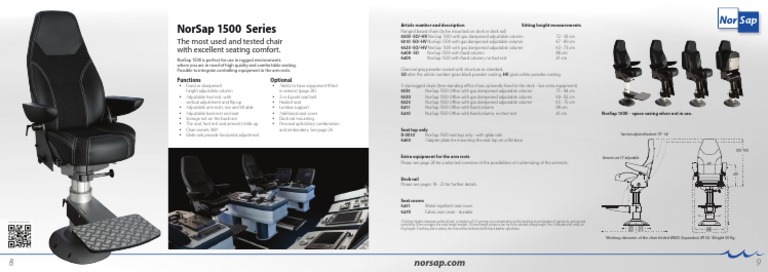 Norsap (TM) 1500 | PDF | Chair | Motor Vehicle