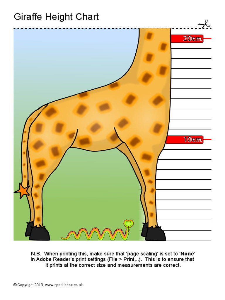 Giraffe Height Chart | PDF