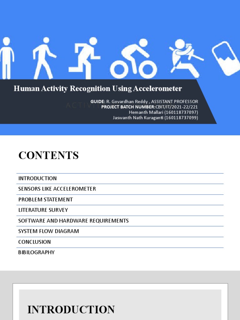 Human Activity Recognition Using Accelerometer GUIDE | PDF | Accelerometer | Computer Science