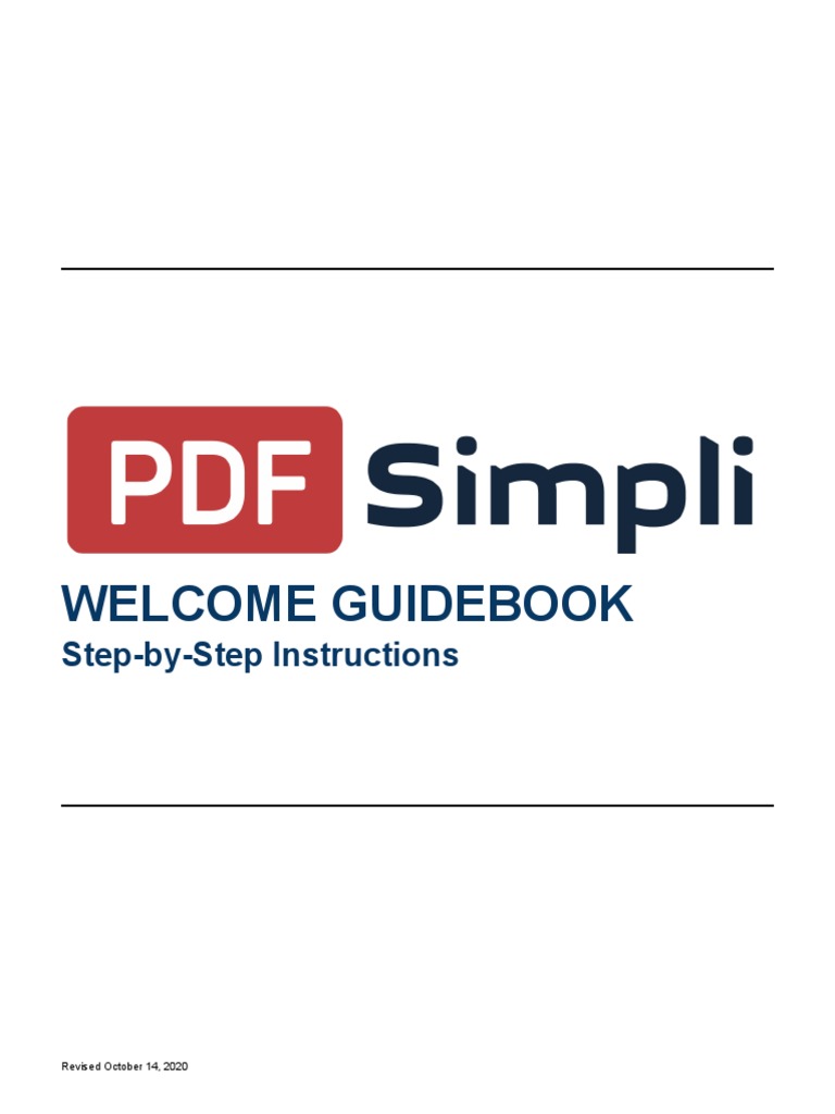 Welcome Guidebook: Step-by-Step Instructions | PDF | Cursor (User ...