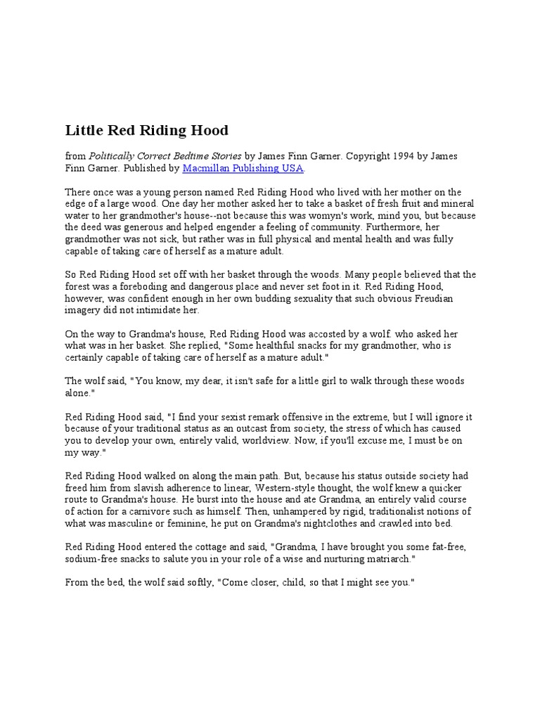 2021 - Little Red Riding Hood | Download Free PDF | Little Red Riding Hood