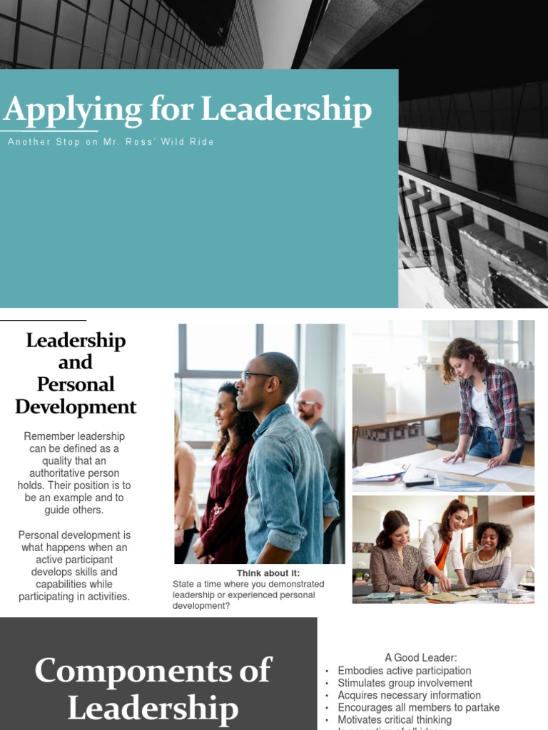 Leadership and Personal Development | PDF | Leadership | Psychological ...