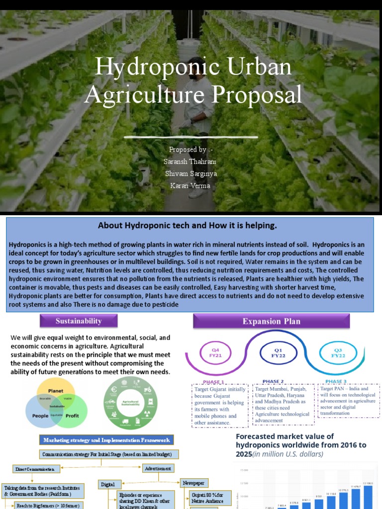 40-character hydroponic agriculture proposal | PDF | Agriculture ...