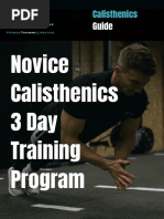 Calisthenics PPL | PDF