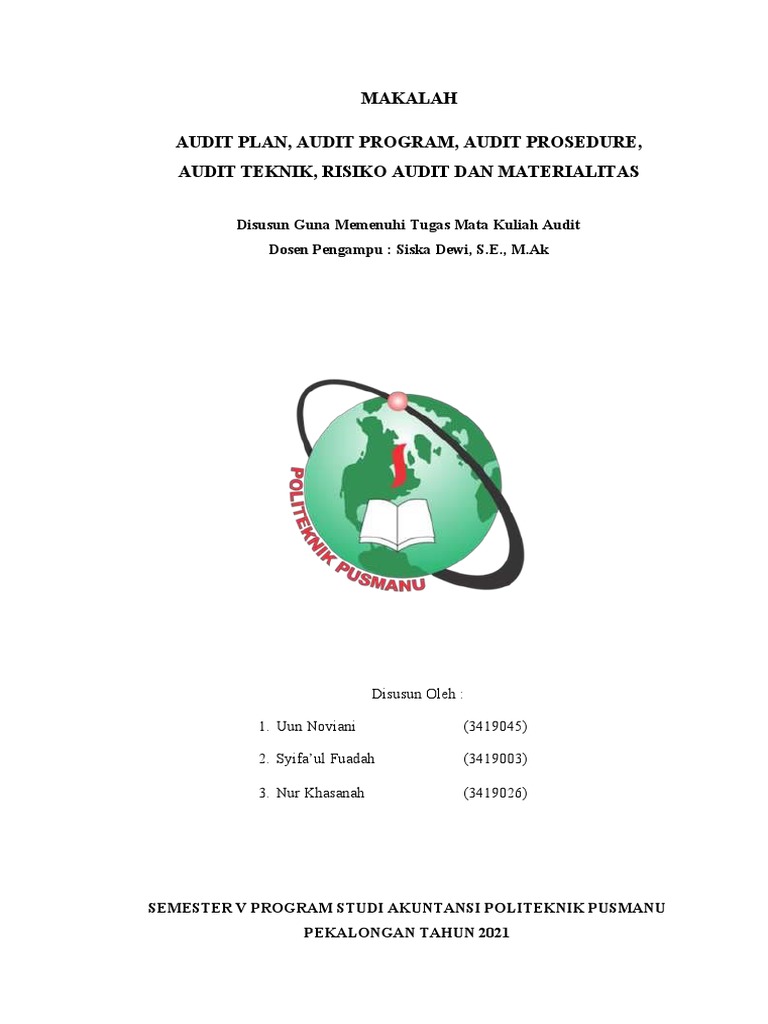 Makalah Audit | PDF | Karier & Perkembangan | Bisnis