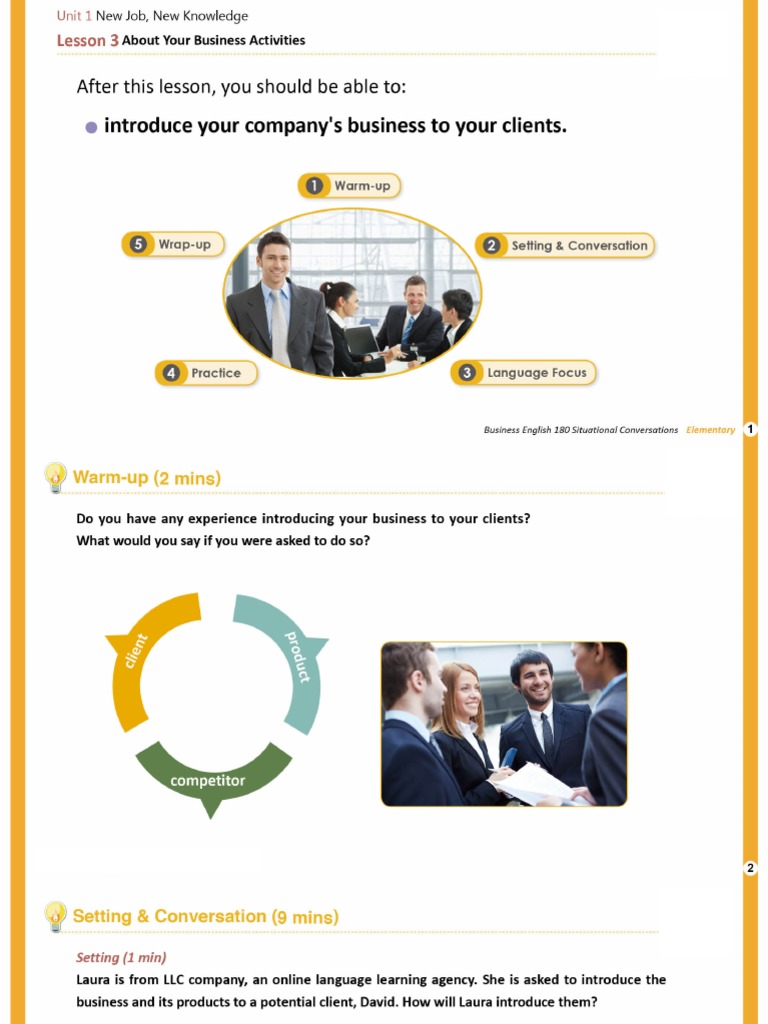 Unit 1 Lesson 3 | PDF