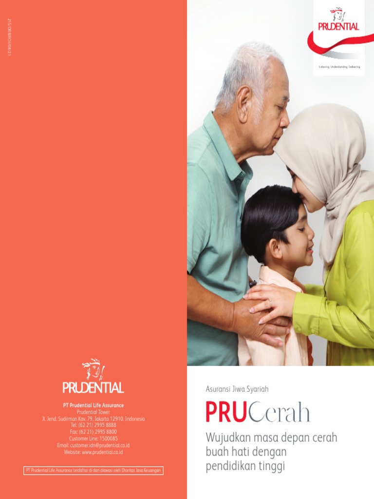 Brosur Dana Pendidikan Pru Cerah Dari Prudential | PDF