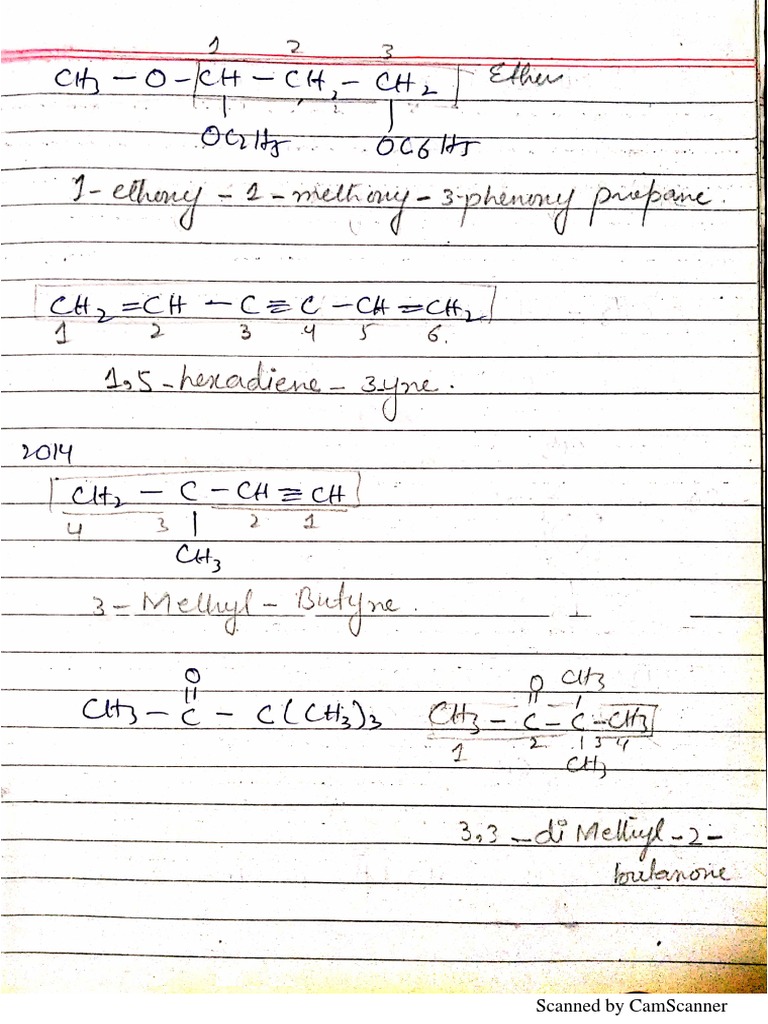 IUPAC Names 1 | PDF