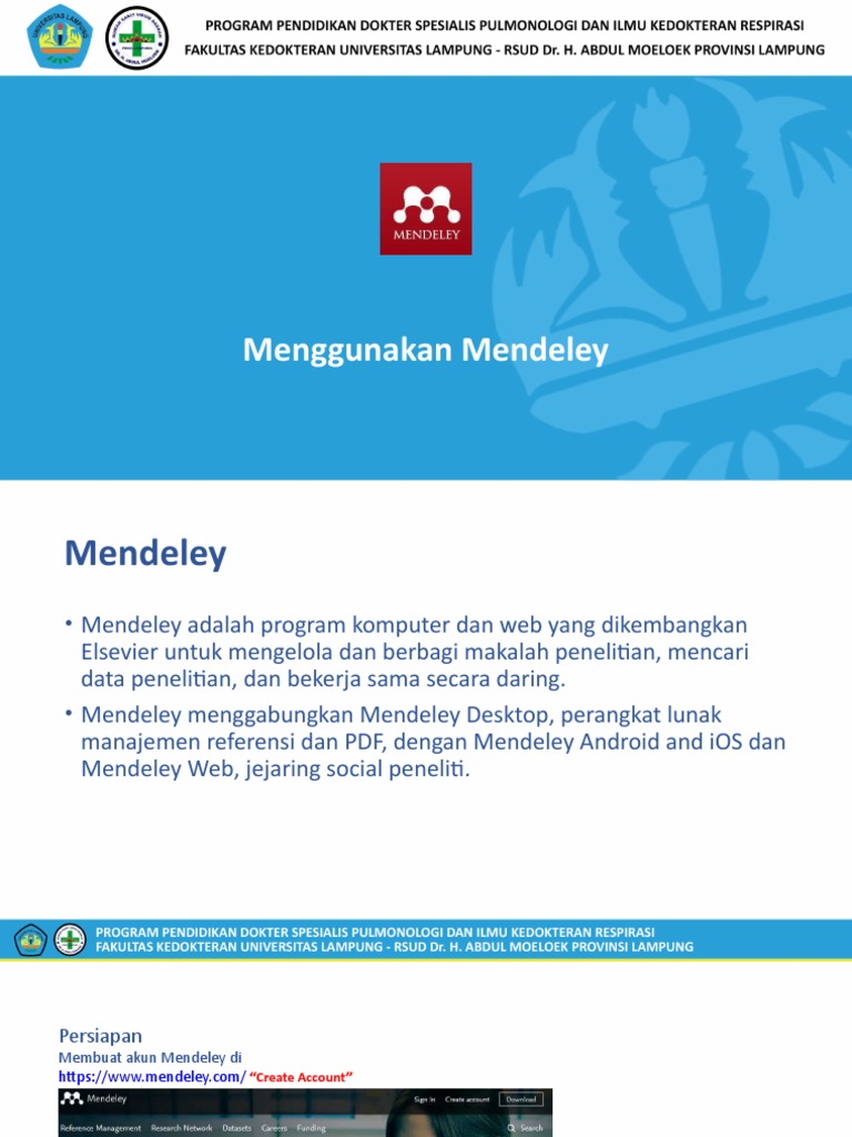 Panduan Penggunaan Mendeley | PDF | Komputer