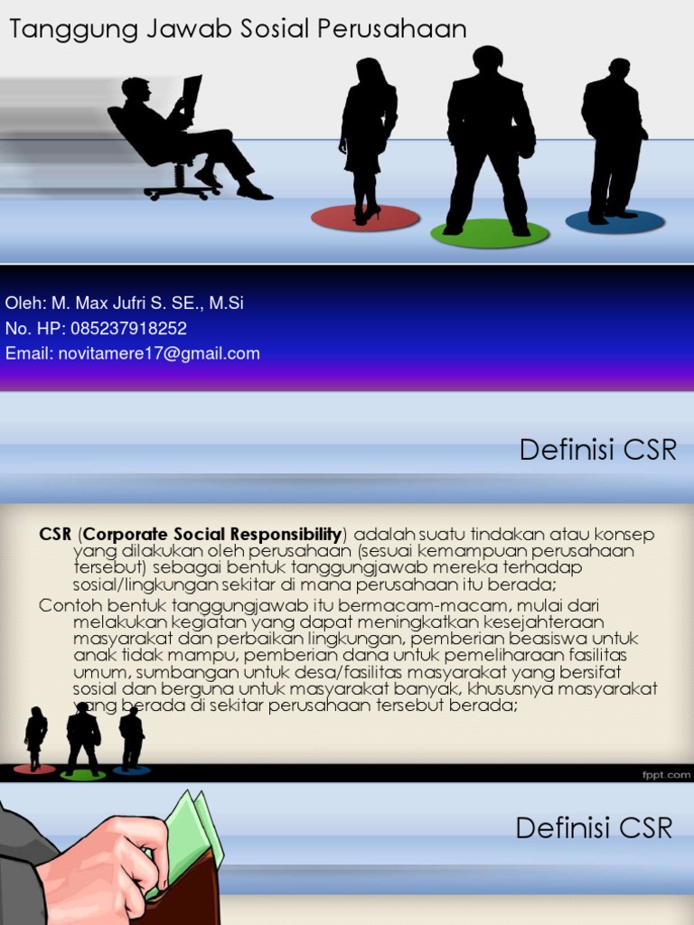 Tanggung Jawab Sosial Perusahaan | PDF