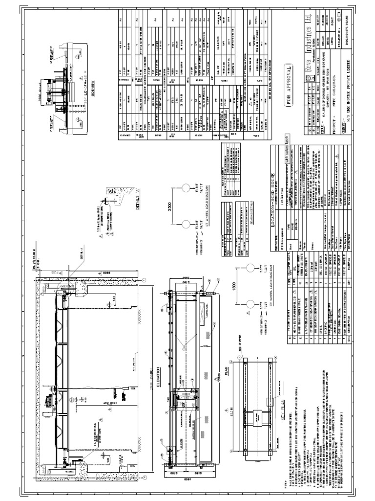 Crane Ga Drawing | PDF | Bearing (Mechanical) | Vehicle Technology