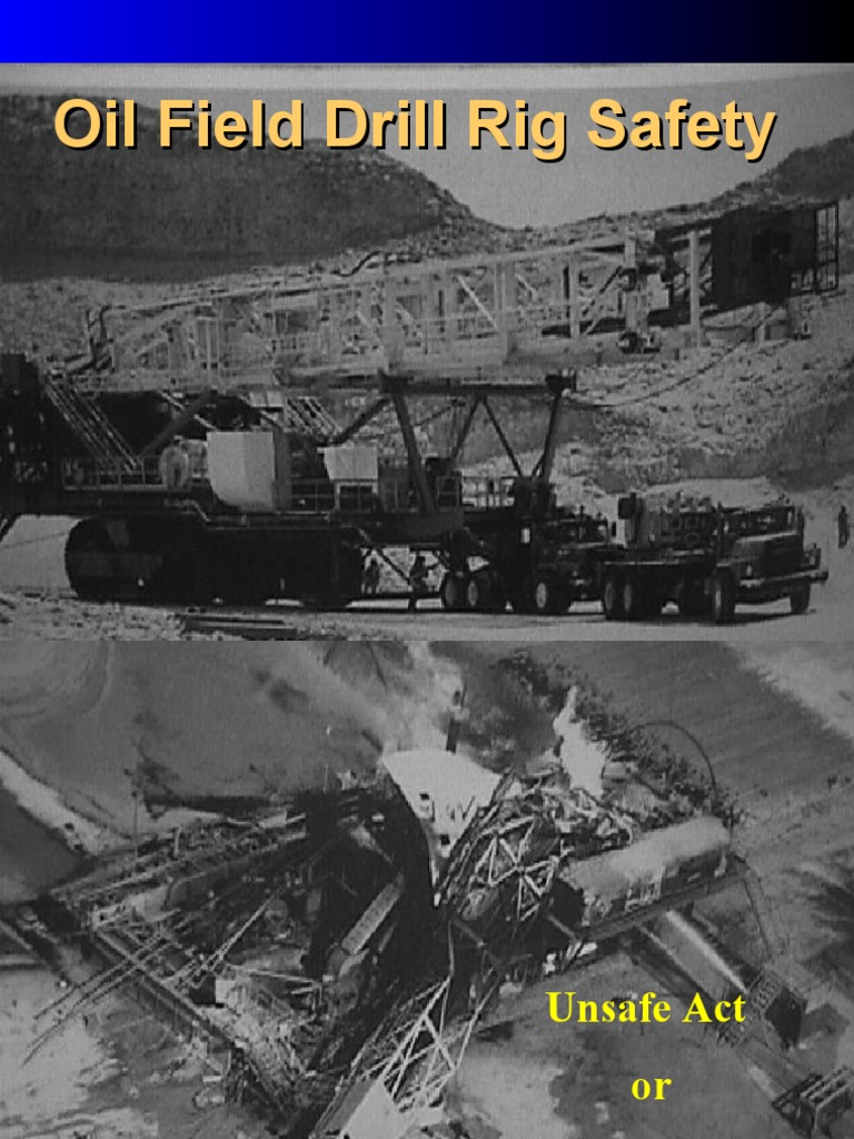 Oil Field Drill Rig Safety (HSE) | PDF | Safety | Drilling Rig