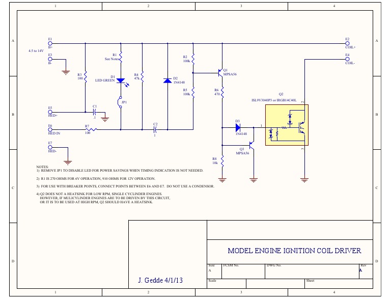 Ignition Coil Driver | PDF | Electrical Engineering