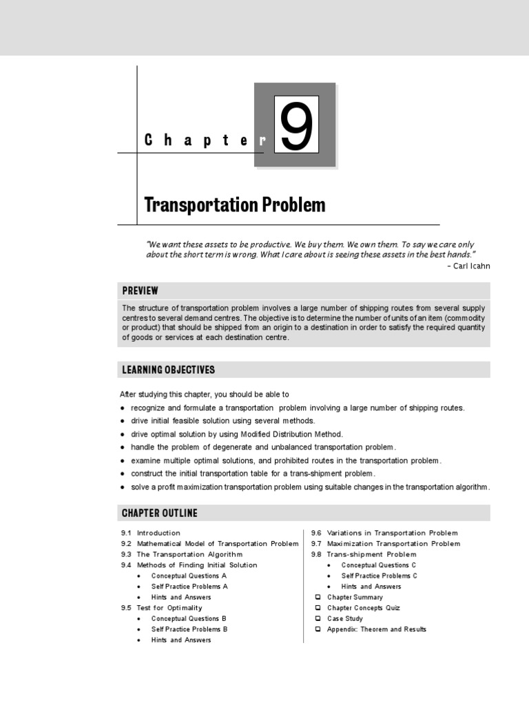 CA02CA3103 RMTTransportation Problem | PDF | Mathematical Optimization | Linear Programming