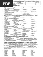 The Giver Final Test | PDF | The Giver