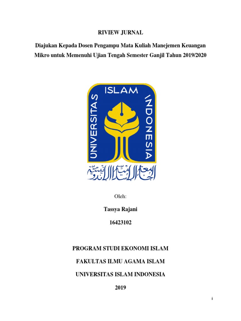 Uts M.mikro 2019 | PDF