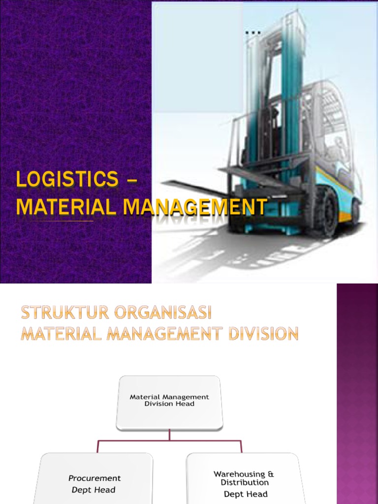 Logistics Materi Utk Foreman | PDF