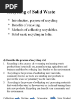 Questionnaire | PDF | Waste Management | Municipal Solid Waste