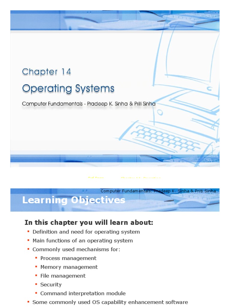 Chapter 14-OS | Download Free PDF | Process (Computing) | Operating System