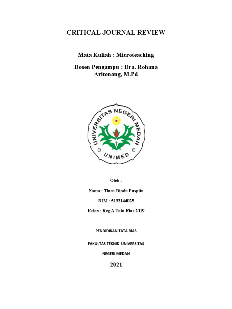 CJR Microteaching Tiara Dinda | PDF