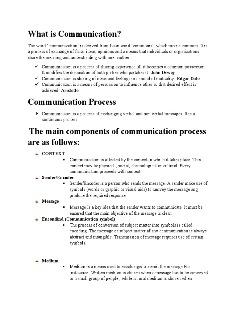What Is Communication | PDF | Communication | Human Communication
