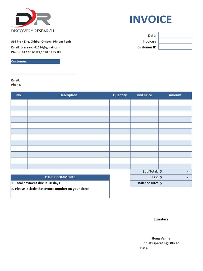 Invoice Sample | PDF | Invoice | Business Economics