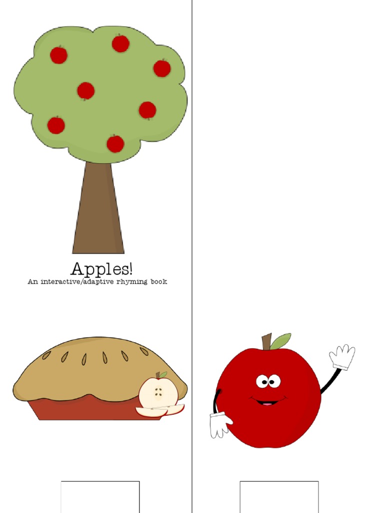 Apples!: An Interactive/adaptive Rhyming Book | PDF