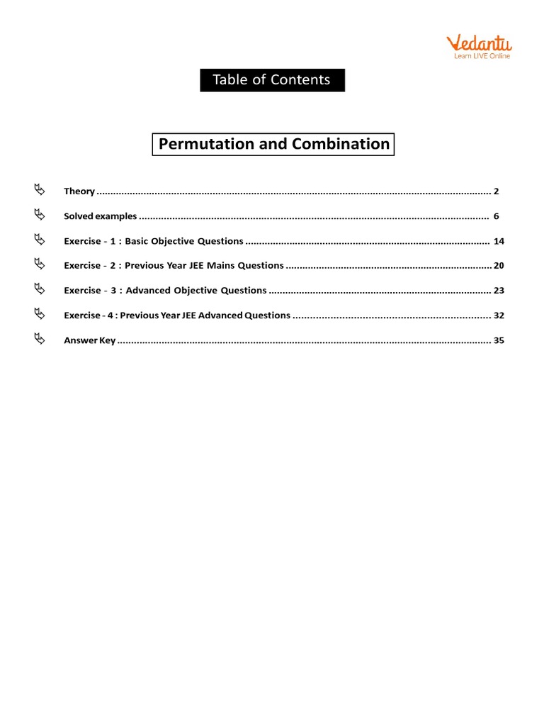 CH 7. Permutation and Combination (Math +1) | PDF | Consonant | Permutation