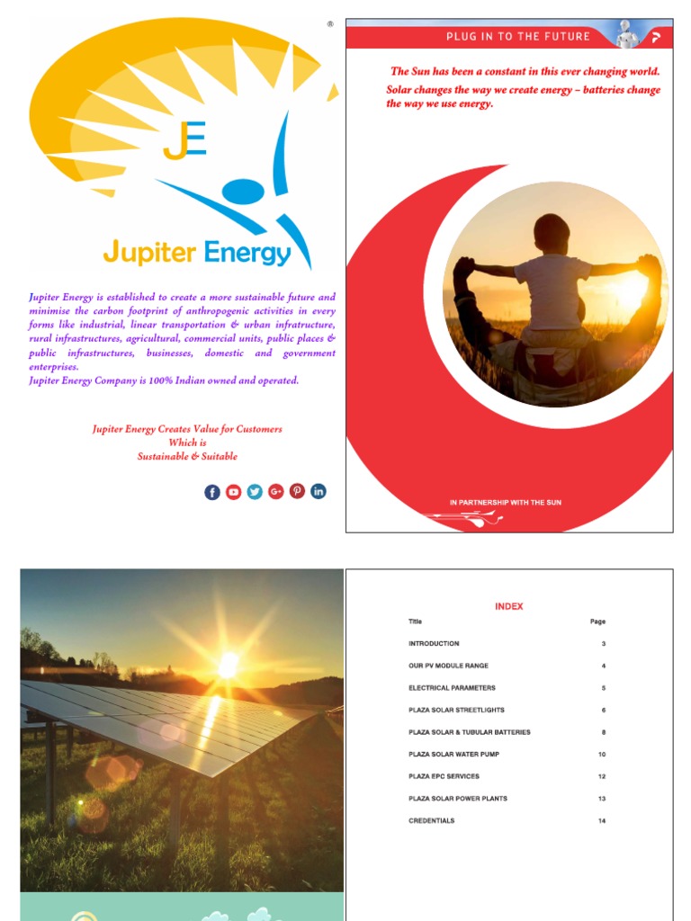 Jupiter Energy Profile | PDF | Photovoltaics | Solar Panel