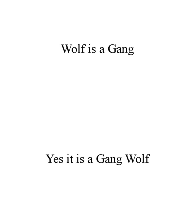 Wolf Gang Pdf