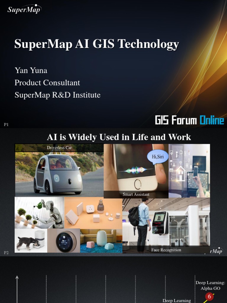 Supermap Ai Gis Technology: Yan Yuna Product Consultant Supermap R&D ...
