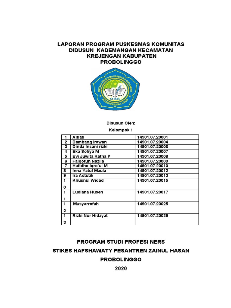 Program Puskesmas Kelompok 1 | PDF