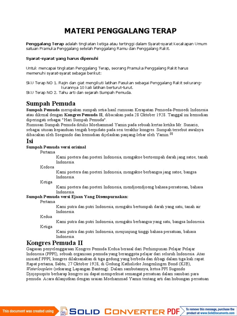 Materi SKU Terap | PDF