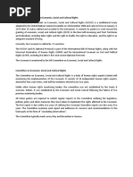 Overview of the ICESCR 1966 | PDF