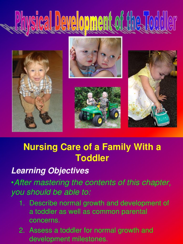 Physical Development of The Toddler | PDF | Imitation | Toddler