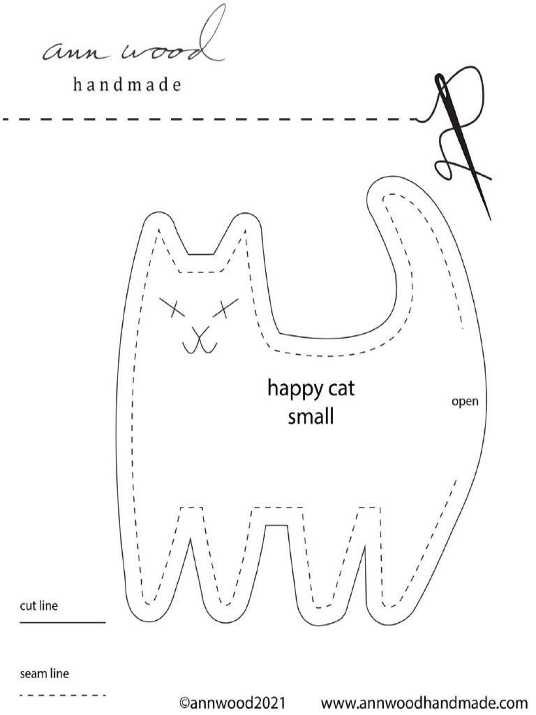 Happy Cat Sewing Pattern 2 | PDF