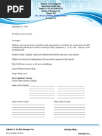 Request Letter For Tree Removal | PDF