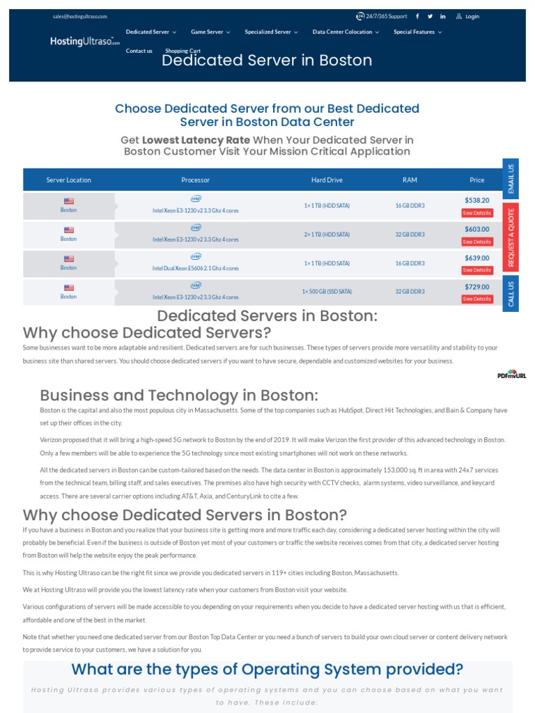 Hostingultraso Com Dedicated-Server Boston | PDF | Linux | Fedora ...