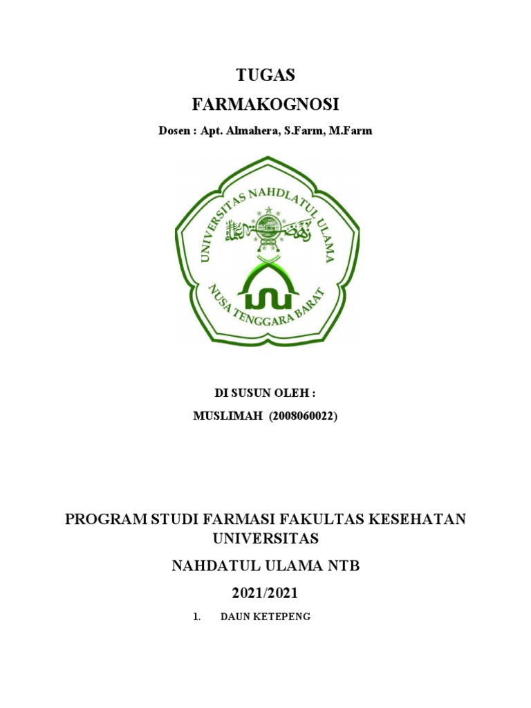 FARMAKOGNOSI | PDF