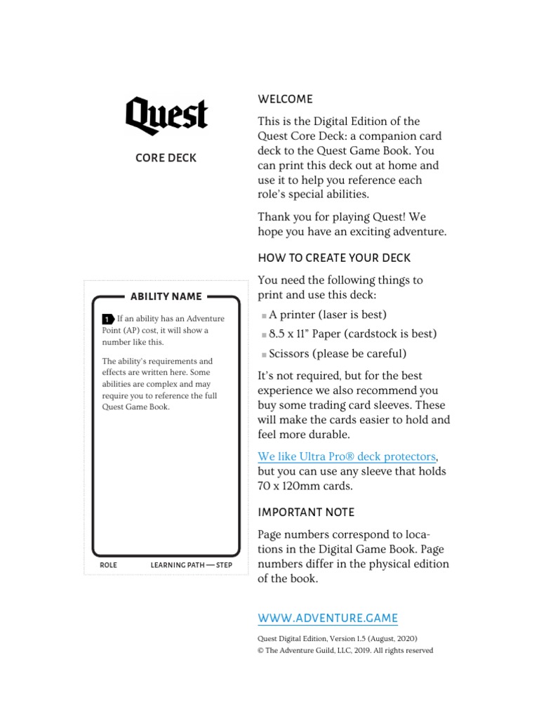 Quest Digital Core Deck | PDF | Fighter Aircraft