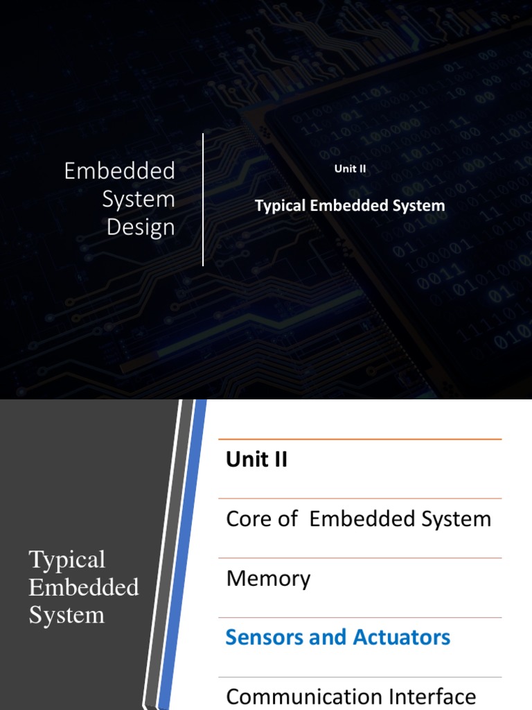 Embedded Systems Unit 2 Part 3-1 | PDF | Relay | Electric Motor