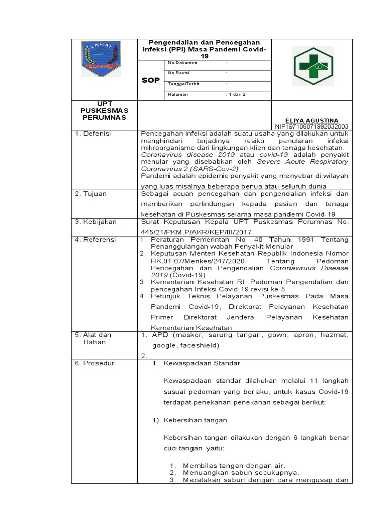 Sop PPI | PDF | Kesehatan Holistik