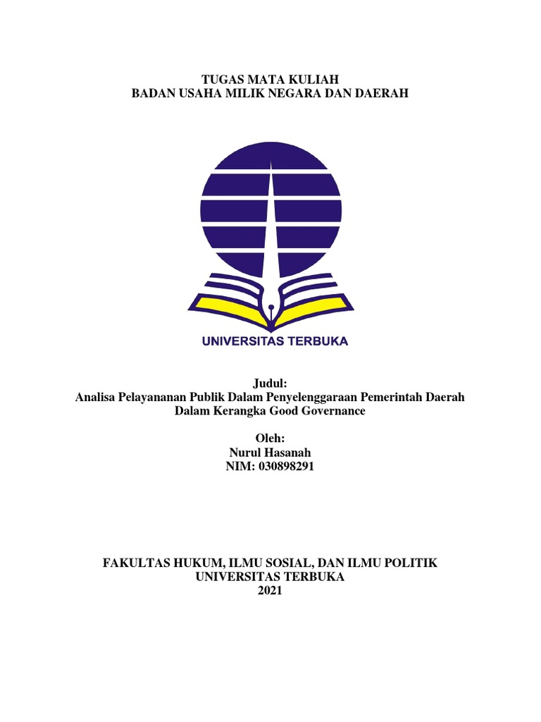Tugas 3 Administrasi Pemerintahan Daerah | PDF