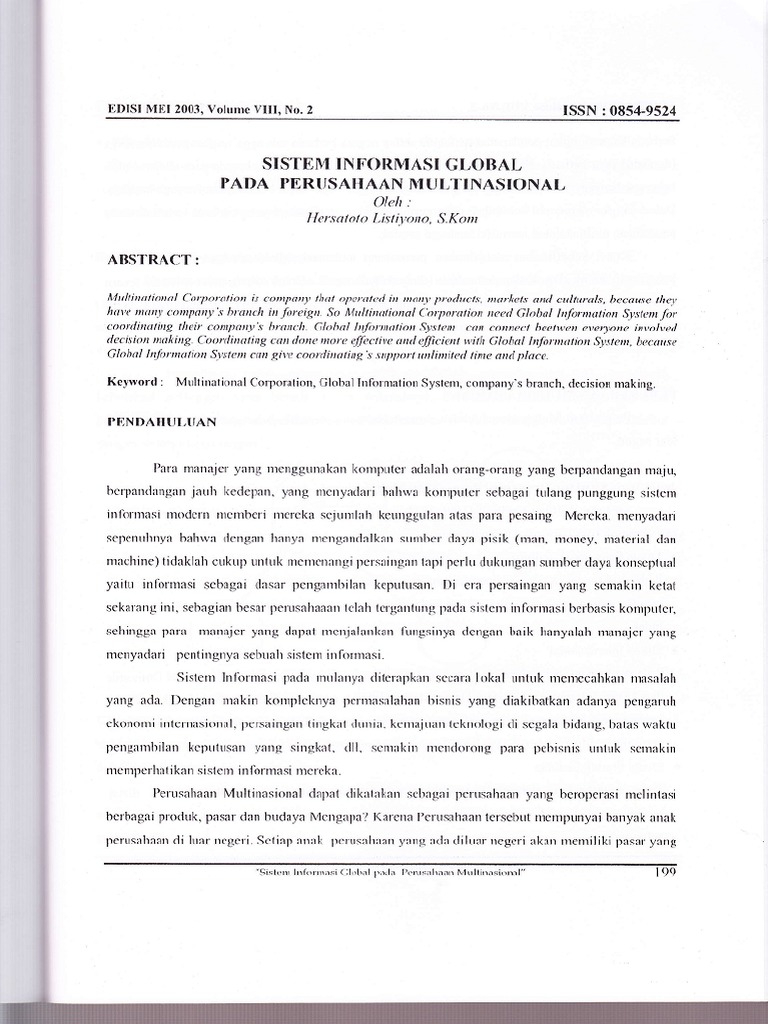 Informasi Global | PDF