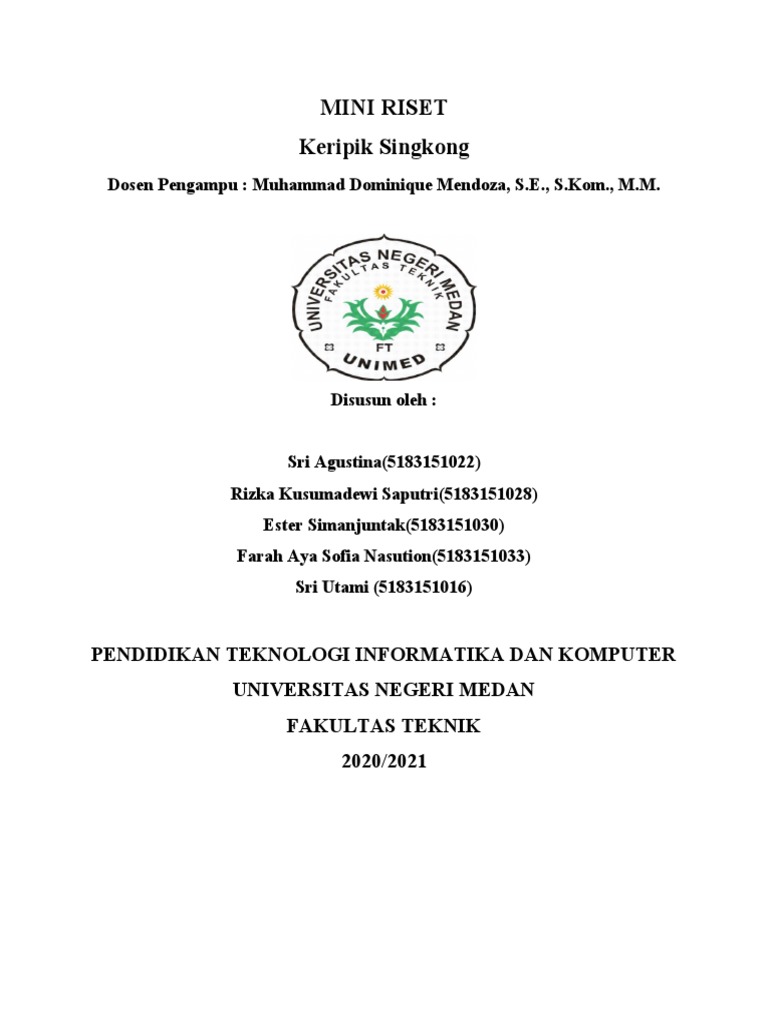 MINI RISET-kwu | PDF | Bisnis