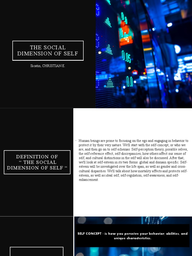 The Social Dimension of Self | PDF | Self Concept | Self