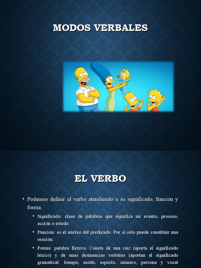 Modos Verbales | PDF | Verbo | Oración (Lingüística)